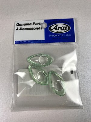 Arai GP-6 PED TEAR-DROP INTAKE VENT SET (3) CLEAR — B2B.425motorsports.com